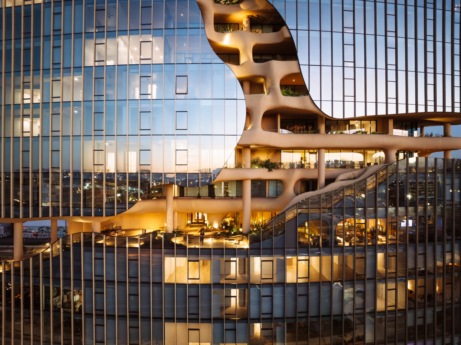 Ma Yansong/MAD Architects Unveil One River North: A Cracked-Open Canyon ...